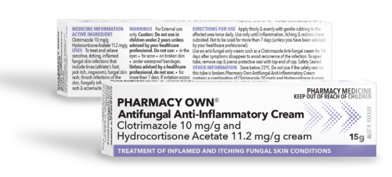 ANTIFUNGAL ANTI-INFLAMMATORY CREAM - PHARMACY OWN®